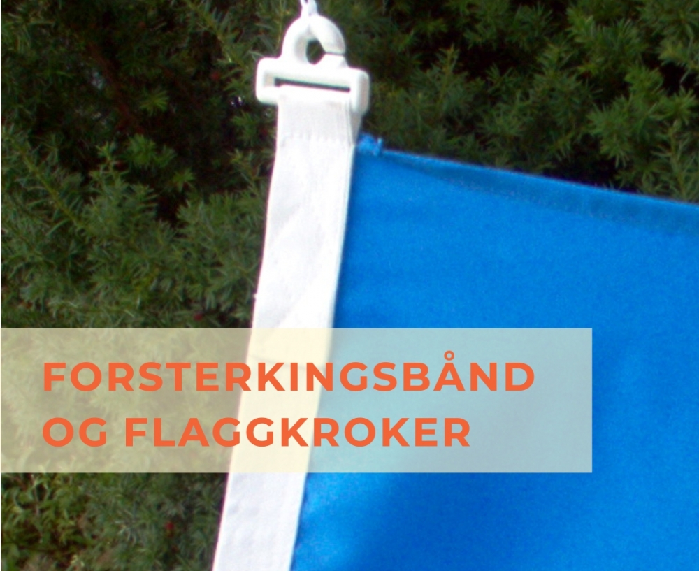 Flagg 100 x 70 cm - 6-pakning | Vestflagg
